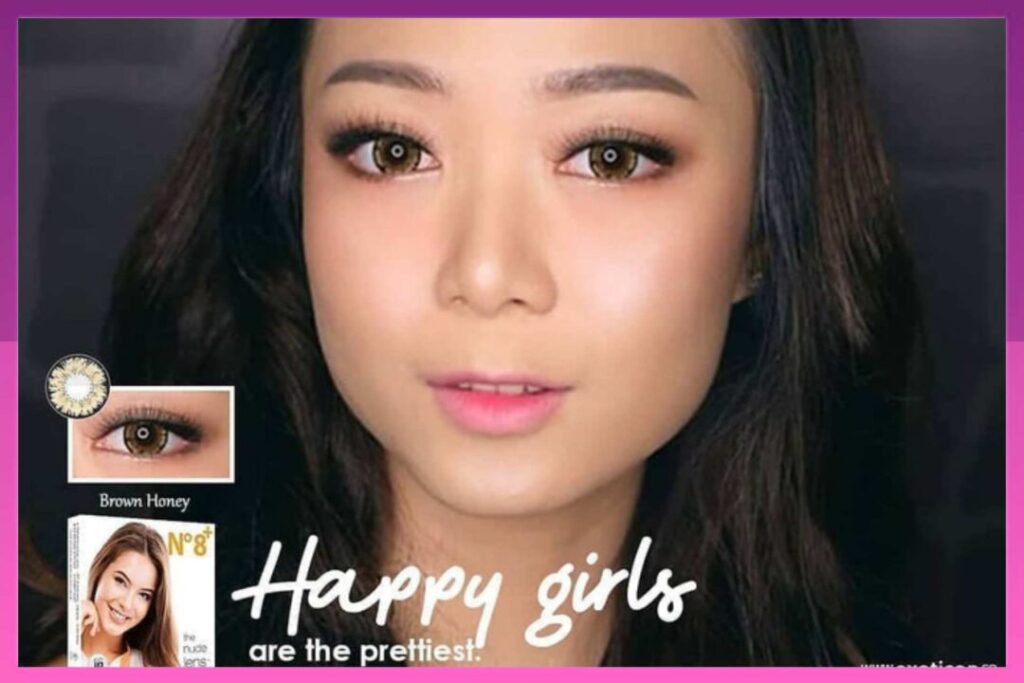 Softlens Warna Bulanan X2 ICE N8+ - Cahaya Truevue | Optik Terpercaya